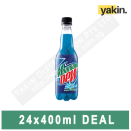 Mountain Dew Blue Shock Raspberry 24 x 400ML