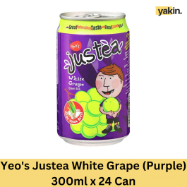 Yeo's Justea White Grape (Purple) 24 x 300ML